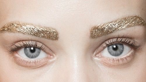 Golden Glitter Eyebrows Pictures, Photos, and Images for Facebook ...