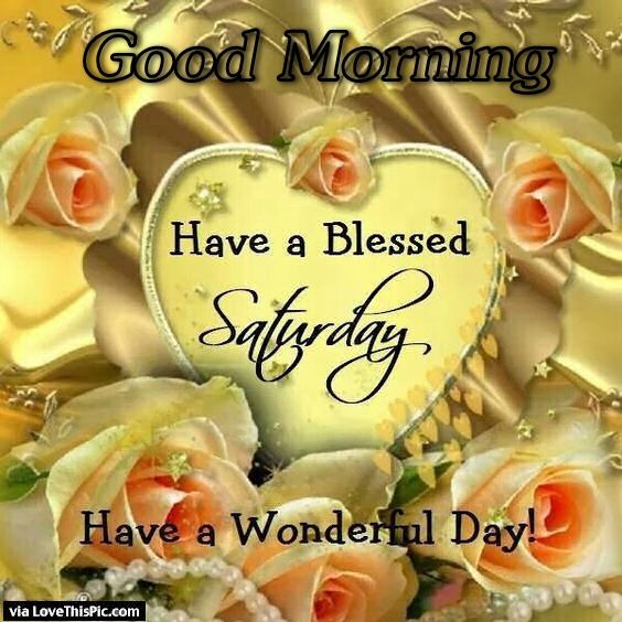 Good Morning Have A Blessed Saturday And A Wonderful Day Pictures ...