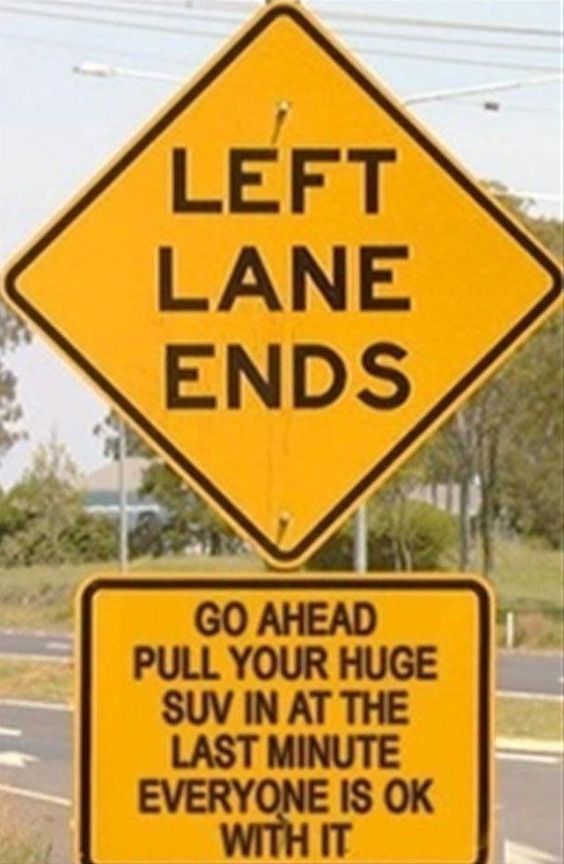 Left Lane Ends Pictures, Photos, and Images for Facebook, Tumblr ...
