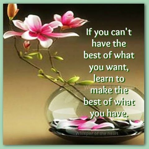Make The Best Of What You Have Pictures, Photos, and Images for ...