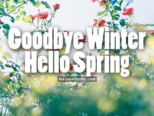 Goodbye Winter, Hello Spring Pictures, Photos, and Images for Facebook ...
