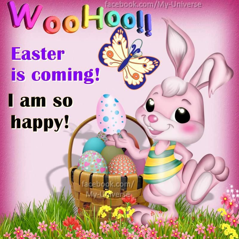 Woohoo Easter Is Coming Pictures, Photos, and Images for Facebook ...