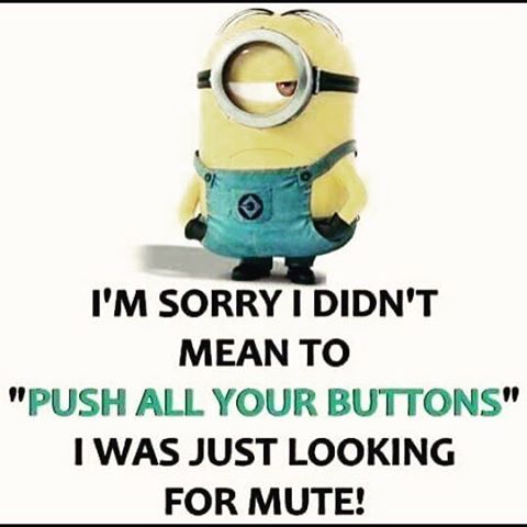 I'm Sorry I Didn't Mean To Push All Your Buttons, I Was Just Looking ...