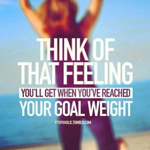 Think Of That Feeling You'll Get When You've Reached Your Goal Weight ...
