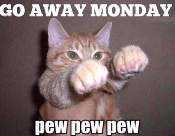 Go Away Monday, Pew Pew Pew Pictures, Photos, and Images for Facebook ...