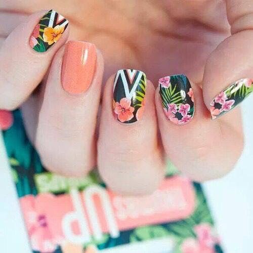 Tropical Nails Pictures, Photos, and Images for Facebook, Tumblr ...