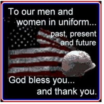 Thank You To The Men And Women In Uniform Pictures, Photos, and Images ...