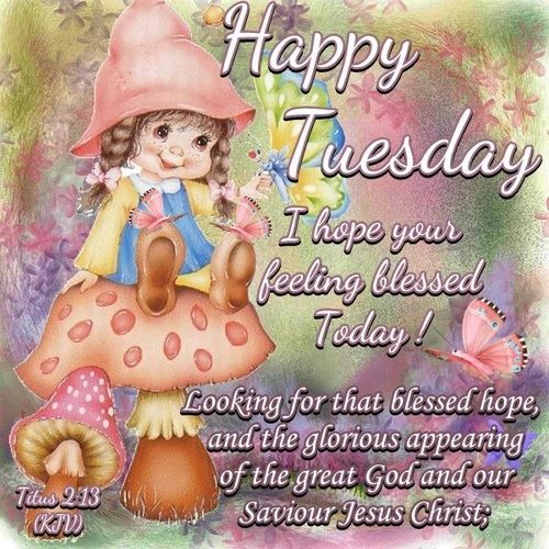 Happy Tuesday I Hope You Are Feeling Blessed Pictures, Photos, and ...