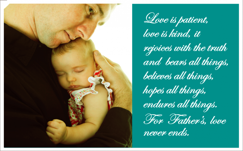For Fathers, Love Never Ends Pictures, Photos, and Images for Facebook ...