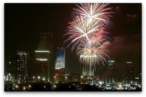 Holiday Fireworks Display In Miami Pictures, Photos, and Images for ...