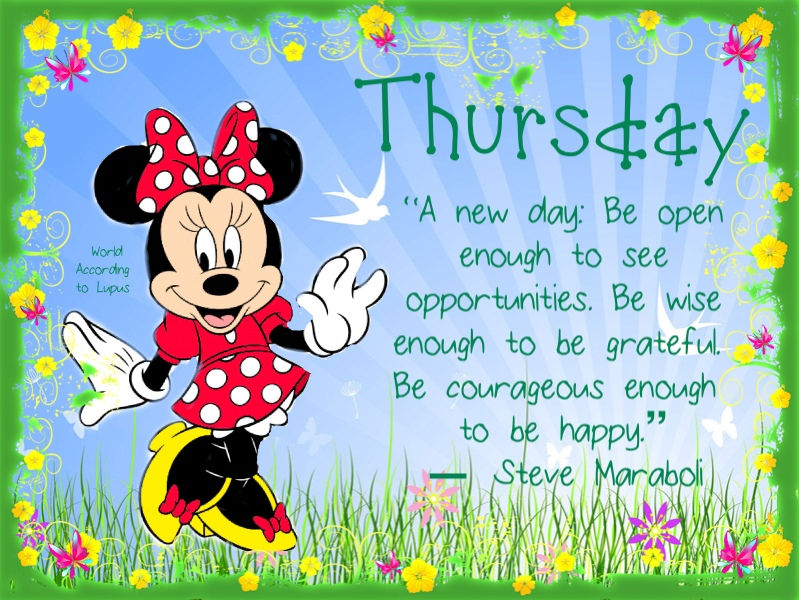 Thursday A New Day Minnie Mouse Quote Pictures, Photos, and Images for ...