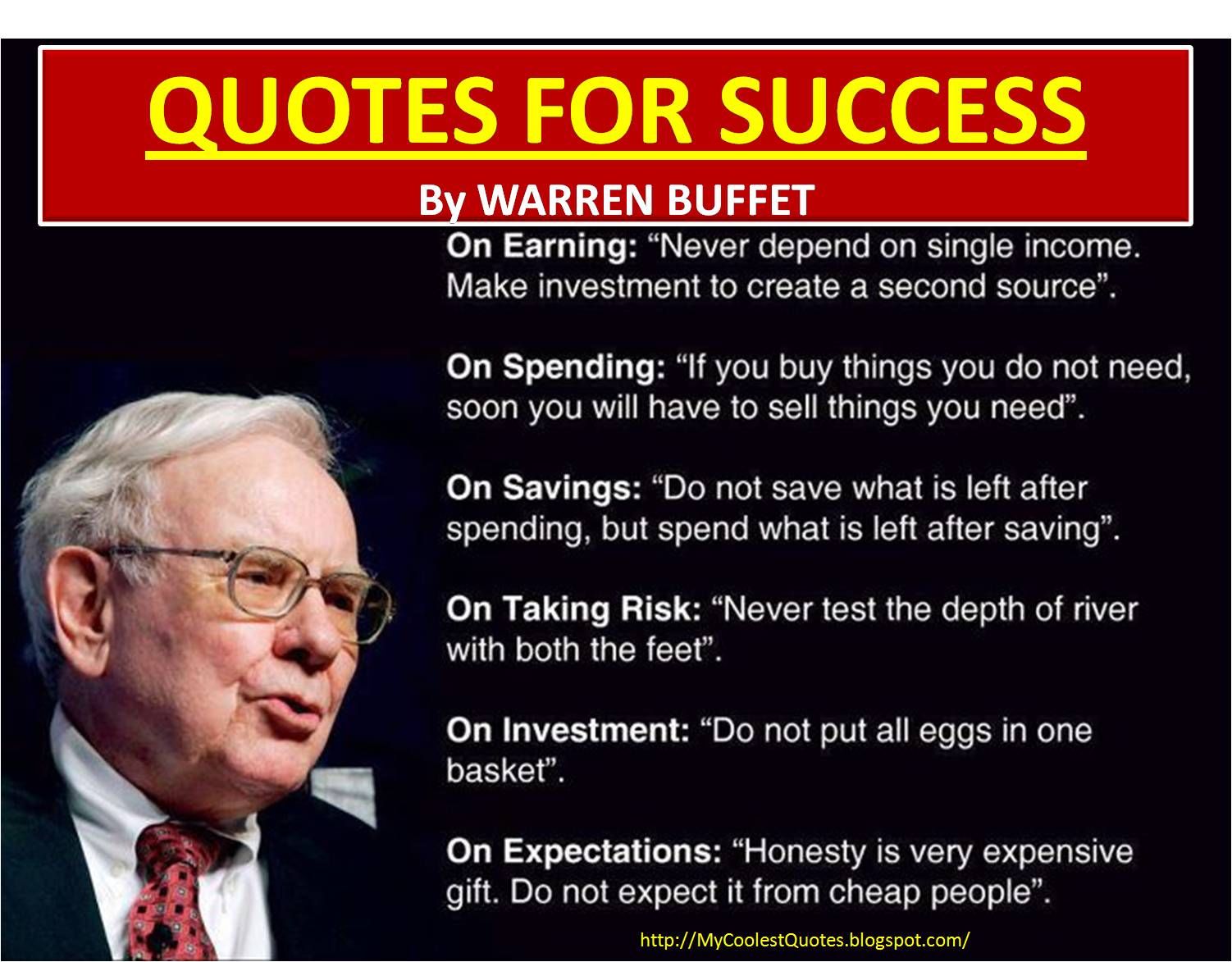 Quotes For Success By Warren Buffet Pictures, Photos, and Images for ...