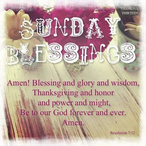 Sunday Blessings Revelation 7:12 Pictures, Photos, and Images for ...