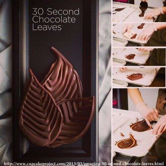 30 Second Chocolate Leaves Pictures, Photos, and Images for Facebook ...
