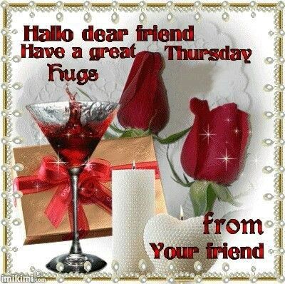 Hello Dear Fried Thursday Hugs Pictures, Photos, and Images for ...