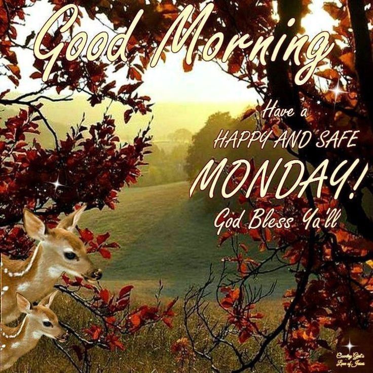 Good Morning, Have A Happy And Safe Monday! God Bless Yall Pictures ...