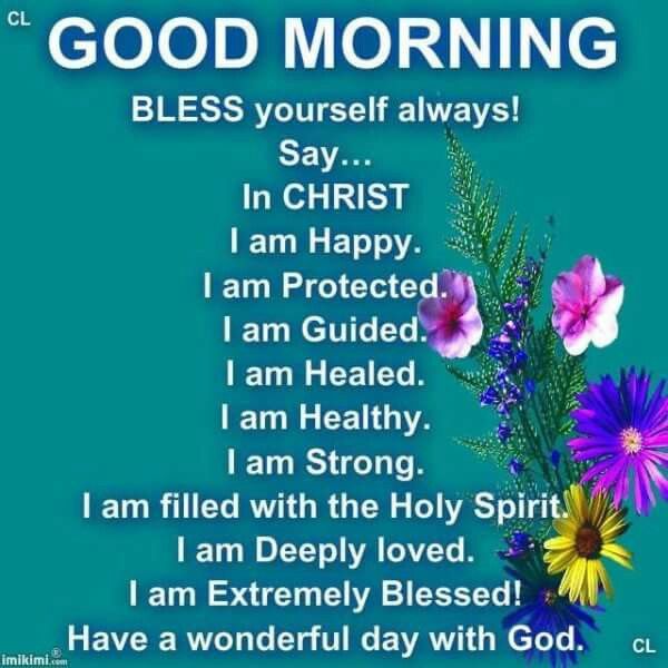 Good Morning, Bless Yourself Always Pictures, Photos, and Images for ...