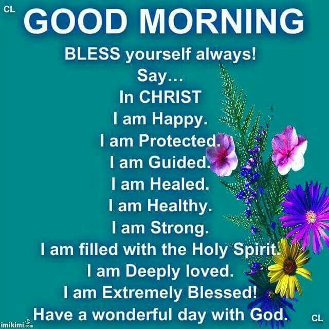 Good Morning, Bless Yourself Always Pictures, Photos, and Images for ...