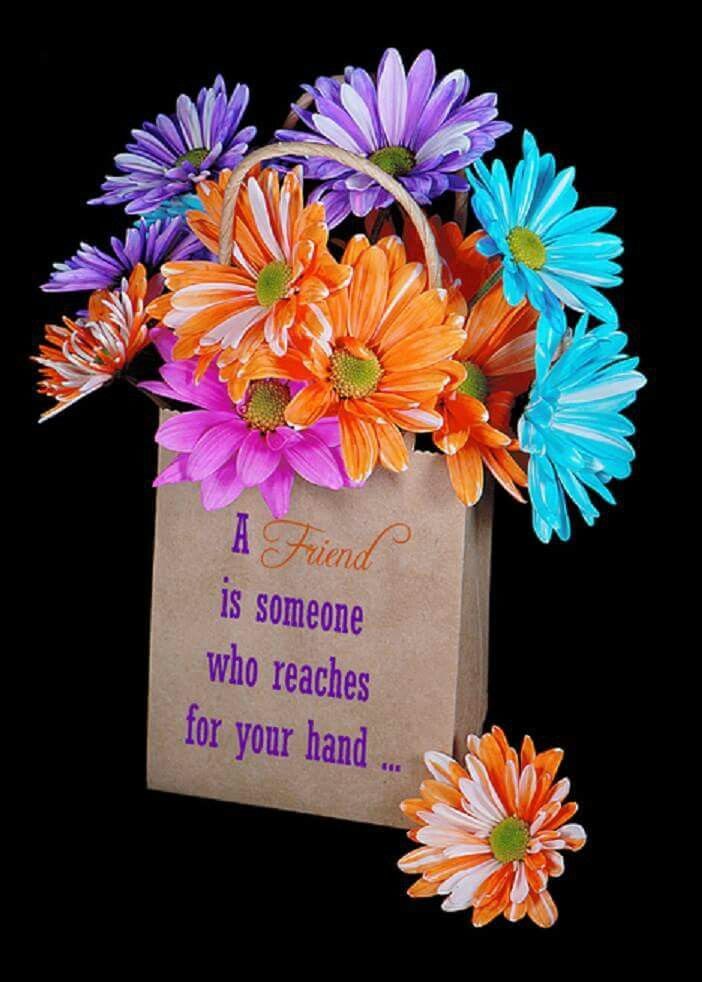 A Friend Is Someone Who Reaches For Your Hand Pictures, Photos, and ...