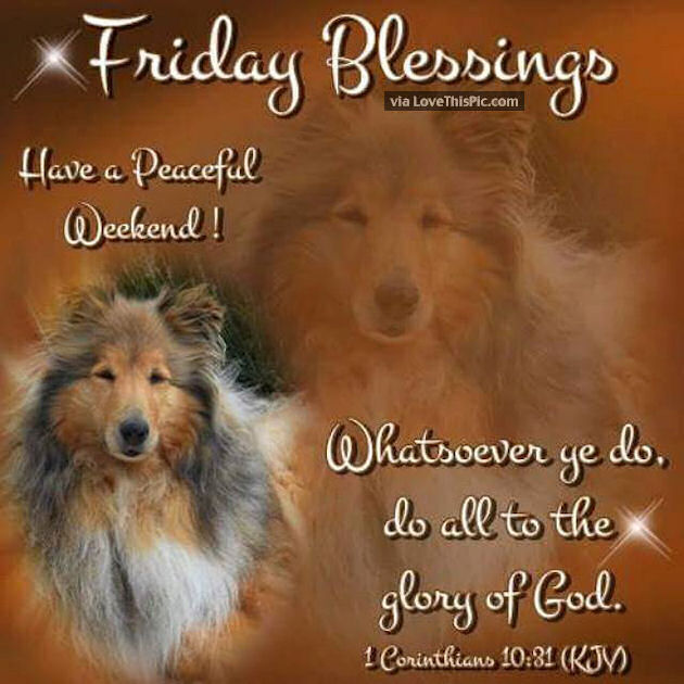 Friday Blessings Have A Peaceful Weekend Pictures, Photos, and Images ...