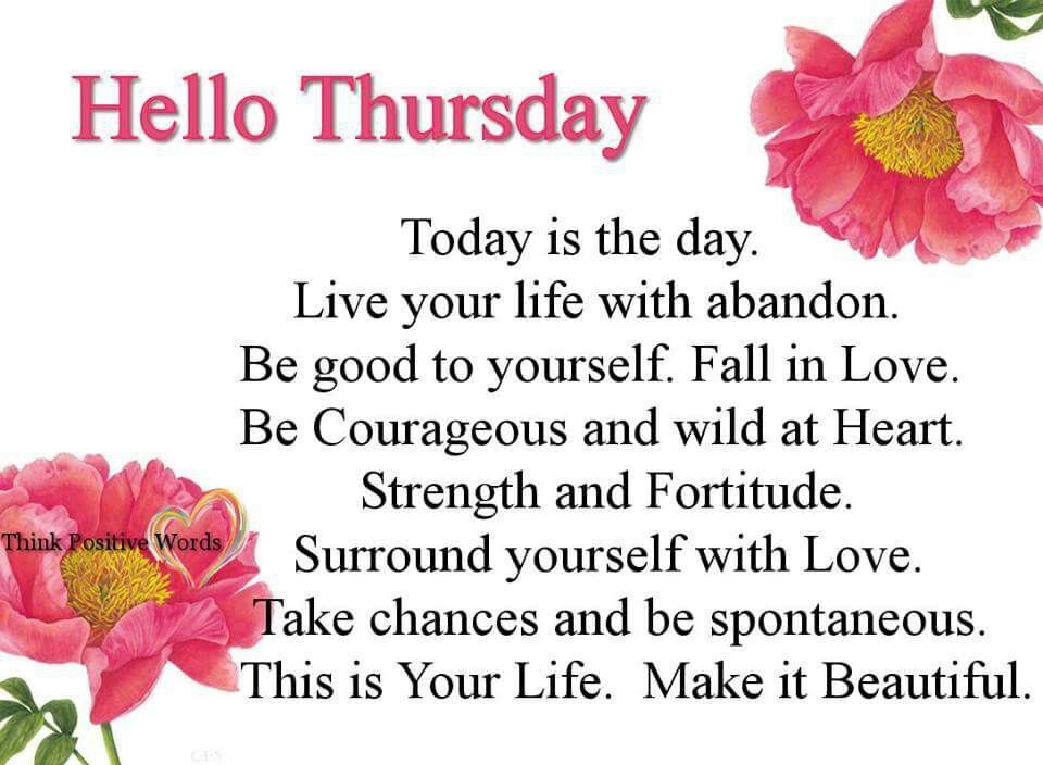 Hello Thursday Pictures, Photos, and Images for Facebook, Tumblr ...