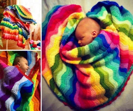 Rainbow Crochet Blanket Pictures, Photos, and Images for Facebook ...