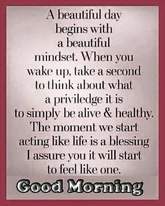 A Beautiful Day Begins With A Beautiful Mindset, Good Morning Pictures ...