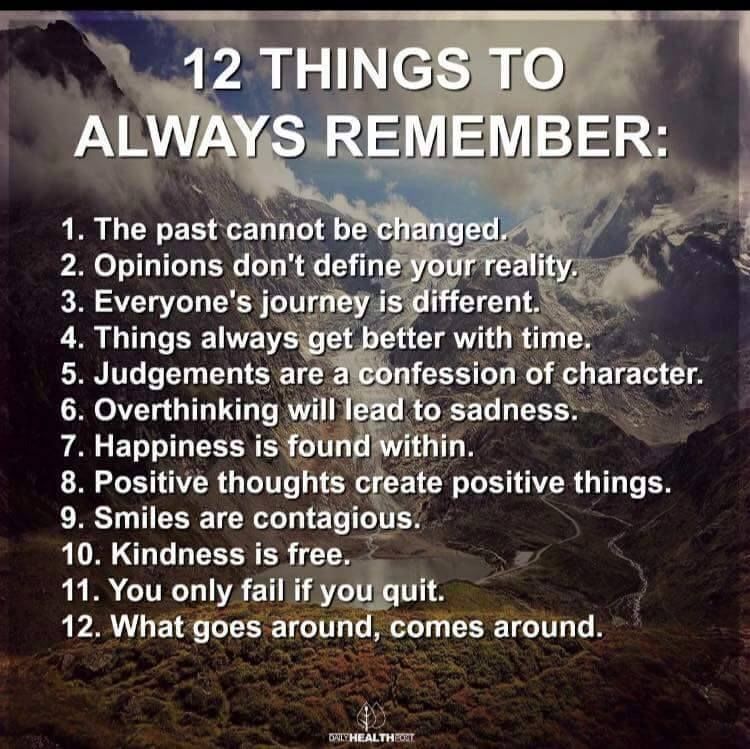 12 Things To Always Remember Pictures Photos And Images For Facebook 