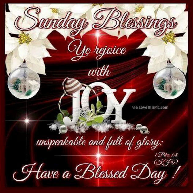 Sunday Blessings Joy Have A Blessed Day Pictures, Photos, and Images ...