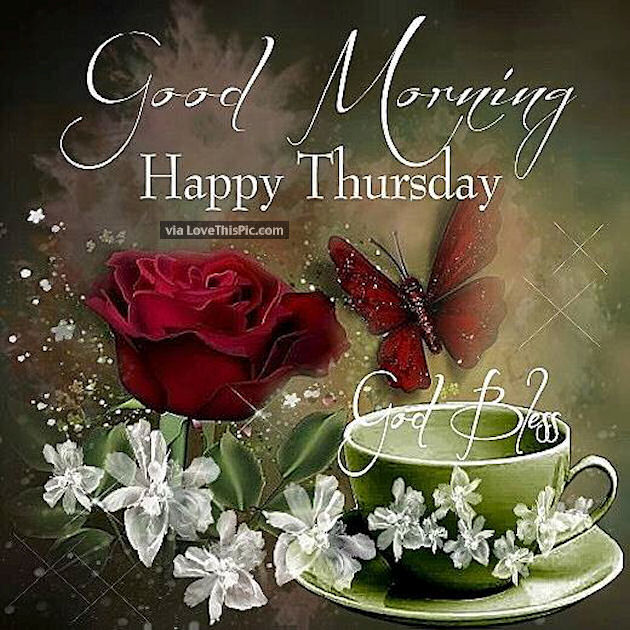 Good Morning Happy Thursday Image Pictures, Photos, and Images for ...