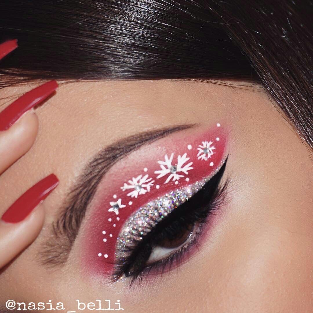 Snowflake Eye Makeup