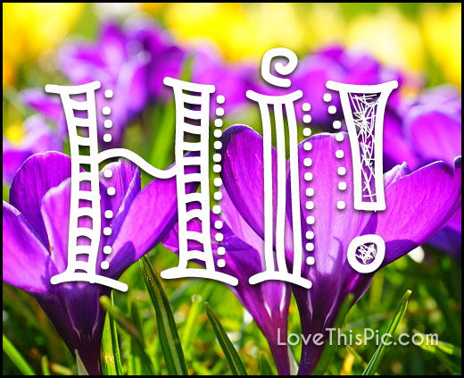 Hi Pictures, Photos, and Images for Facebook, Tumblr, Pinterest, and ...