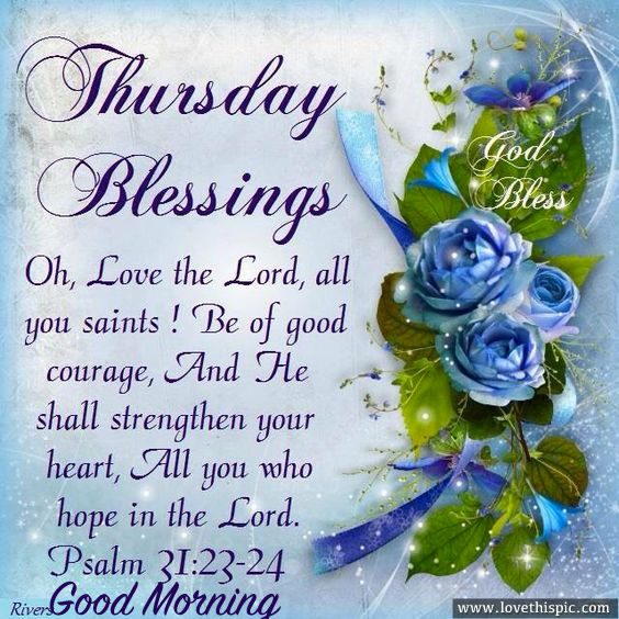 Thursday Blessings, Good Morning Pictures, Photos, and Images for ...