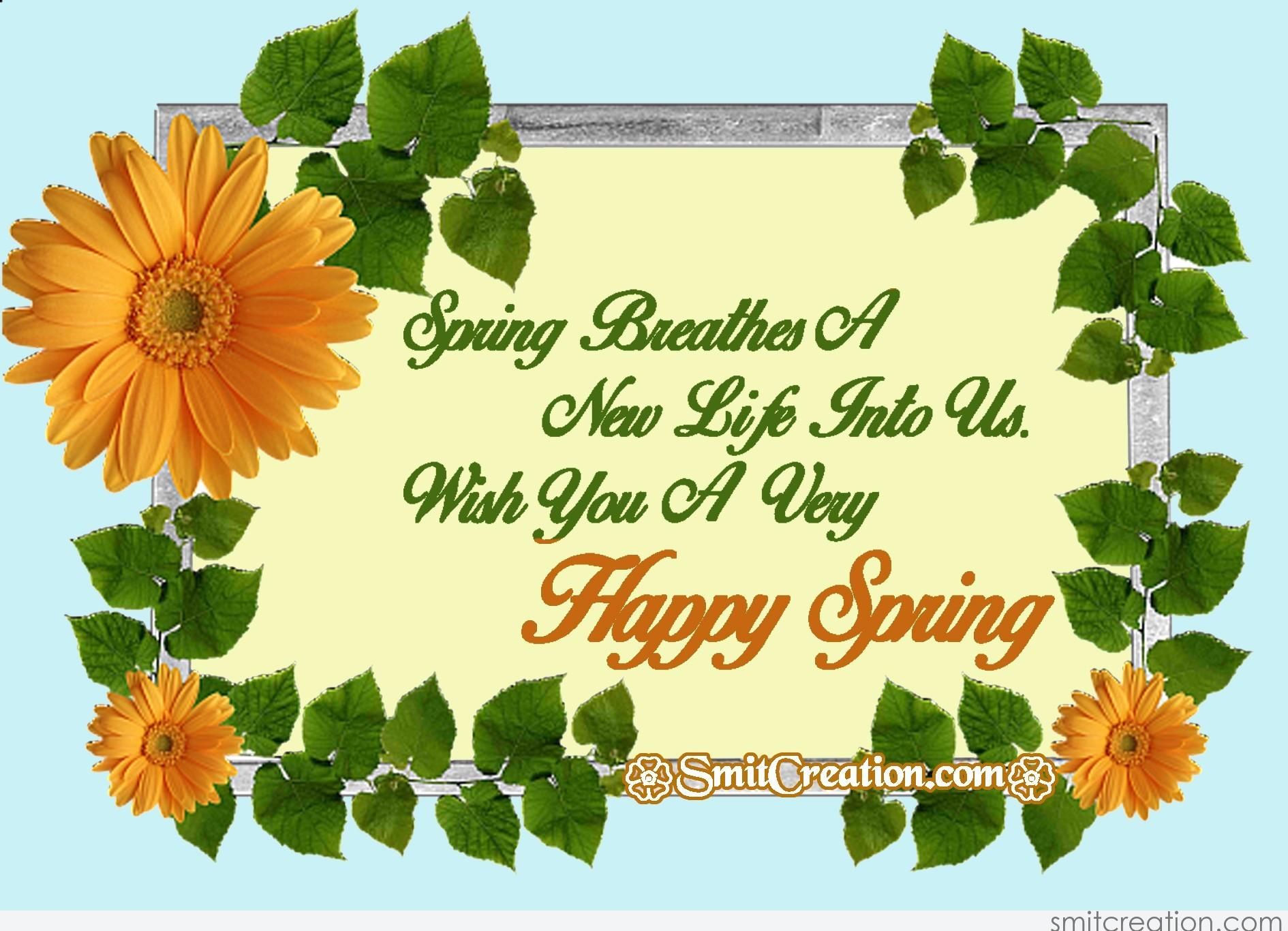 Spring Breathes A New Life Into Us, Happy Spring Pictures, Photos, and ...