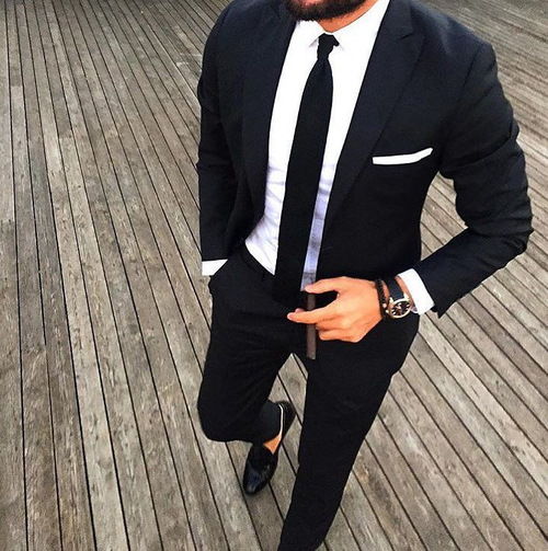 Classic Slim Black Suit Pictures, Photos, and Images for Facebook ...