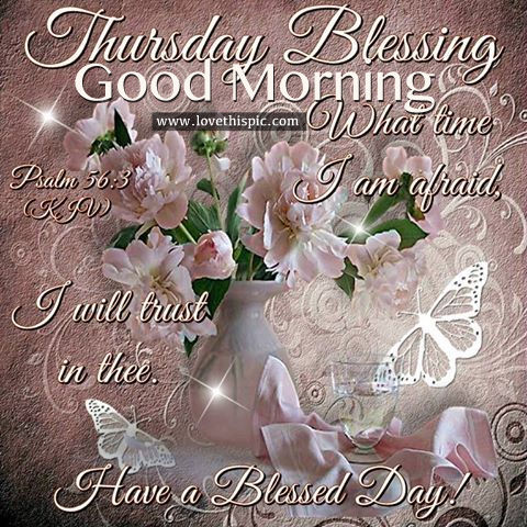 Thursday Blessings, Good Morning Pictures, Photos, and Images for ...