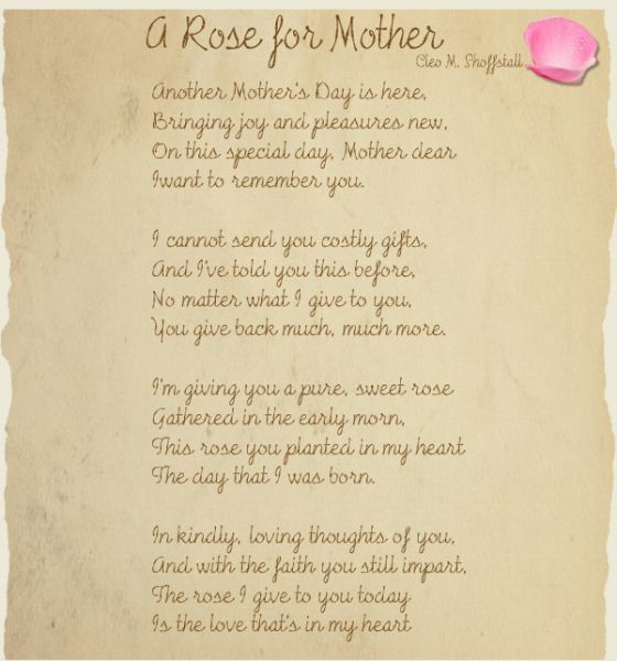 A Rose For Mother Pictures, Photos, and Images for Facebook, Tumblr ...