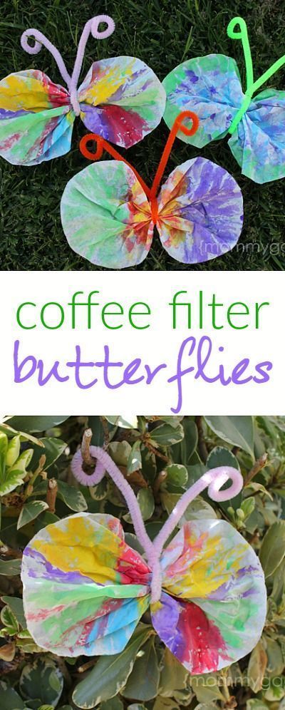 Coffee Filter Butterfly Craft Idea Pictures, Photos, and Images for ...