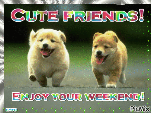 Cute Friends! Enjoy Your Weekend! Pictures, Photos, and Images for ...
