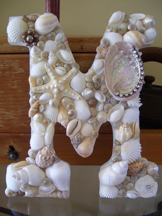 DIY Seashell Covered Letters Pictures, Photos, and Images for Facebook ...