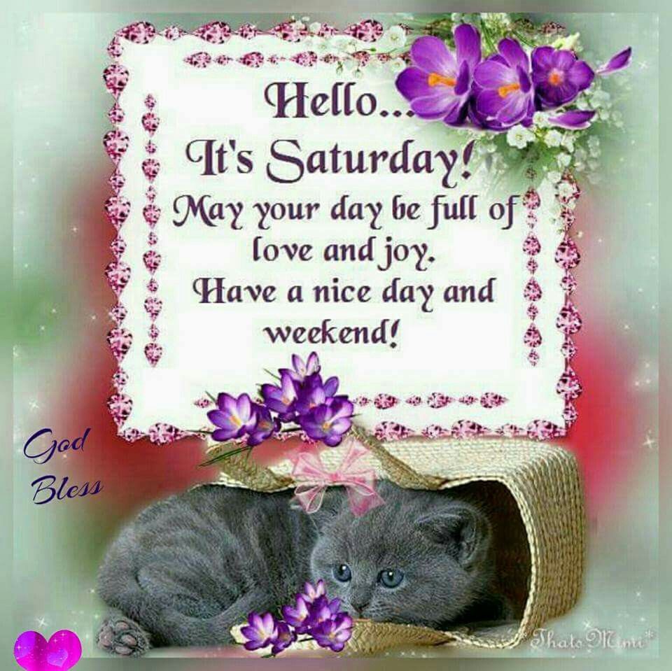 Hello Its Saturday Pictures, Photos, and Images for Facebook, Tumblr ...