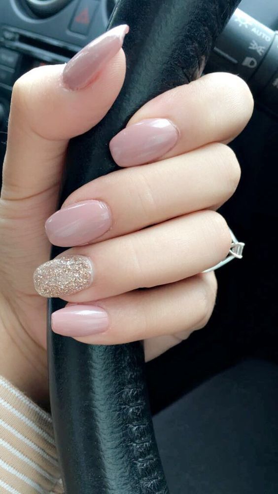 Natural Glittered Nails Pictures, Photos, and Images for Facebook ...