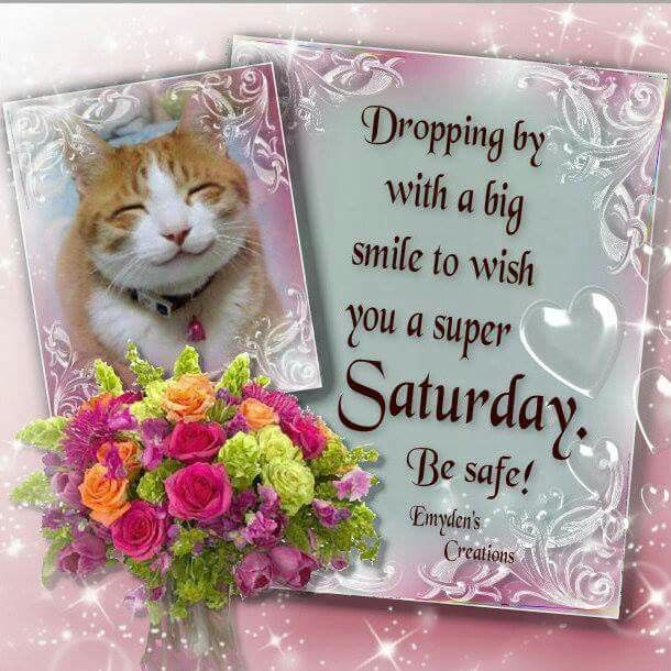 Dropping By With A Big Wish You A Super Saturday. Be Safe! Pictures ...