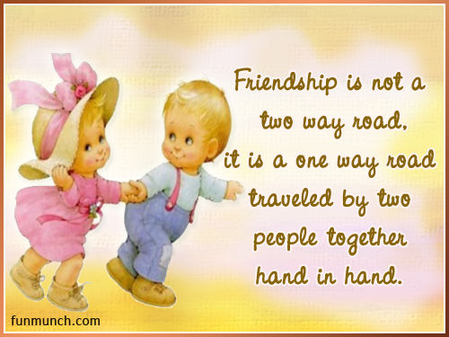Friendship Is Not A Two Way Road.... Pictures, Photos, and Images for ...