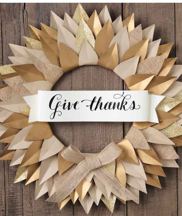 Give Thanks Paper Thanksgiving Banner Pictures, Photos, and Images for ...