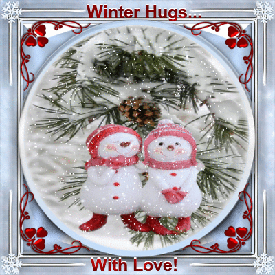 Winter Hugs With Love Pictures, Photos, and Images for Facebook, Tumblr ...