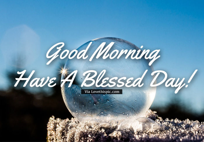 Ice Bubble Good Morning Pictures, Photos, and Images for Facebook ...