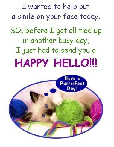 Happy Hello Pictures, Photos, and Images for Facebook, Tumblr ...
