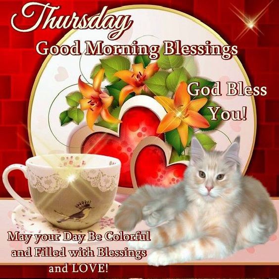 Thursday Good Morning Blessings May Your Day Be Colorful Pictures ...