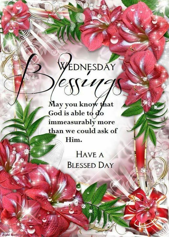 Red Floral Wednesday Blessings Pictures, Photos, and Images for ...
